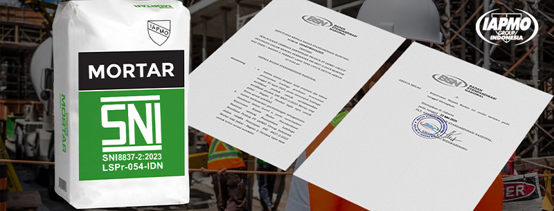 PT IAPMO Group Indonesia officially became a mortar certification and ...